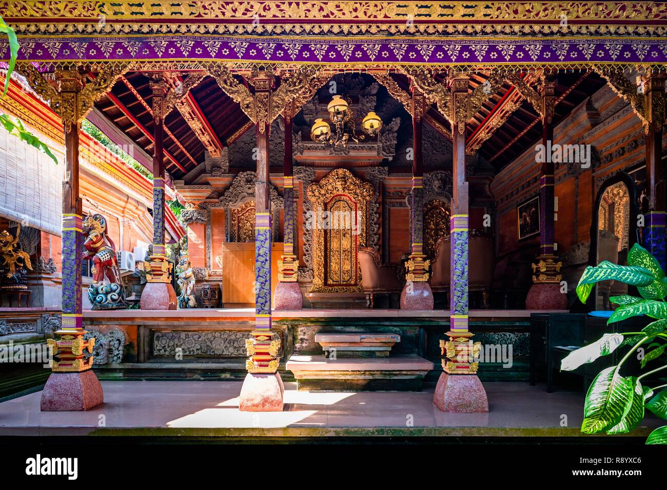 Indonesia, Bali, Ubud, Royal palace Stock Photo - Alamy