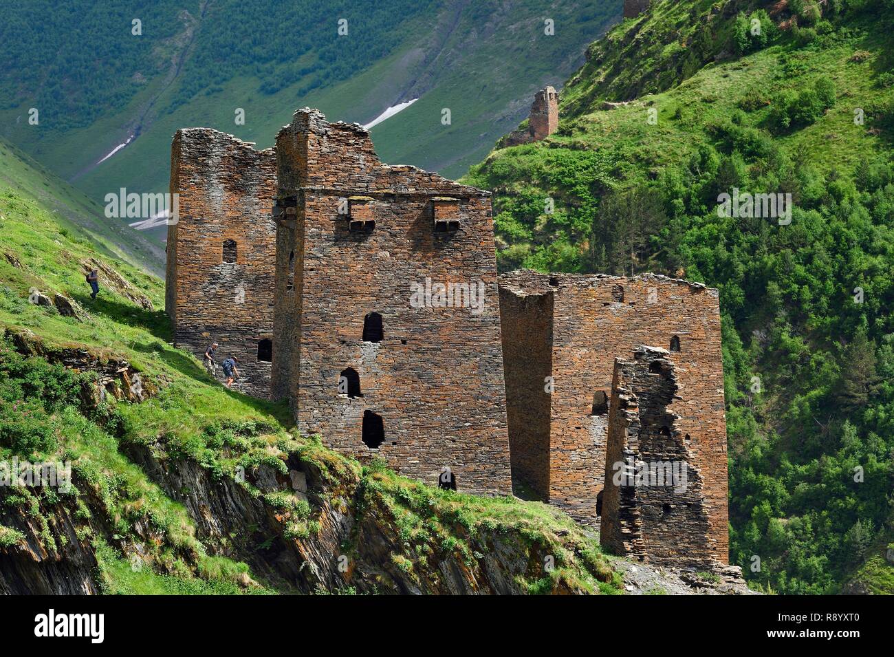 Tusheti national park hiker hi-res stock photography and images - Alamy