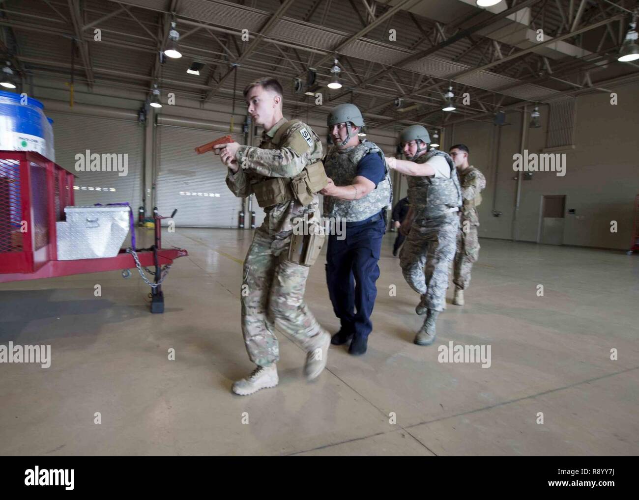 Air Commandos with the 1st Special Operations Security Forces Squadron ...