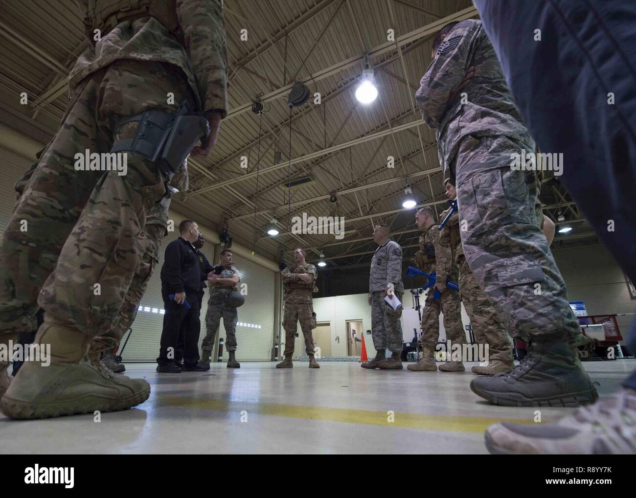 Air Commandos with the 1st Special Operations Security Forces Squadron ...