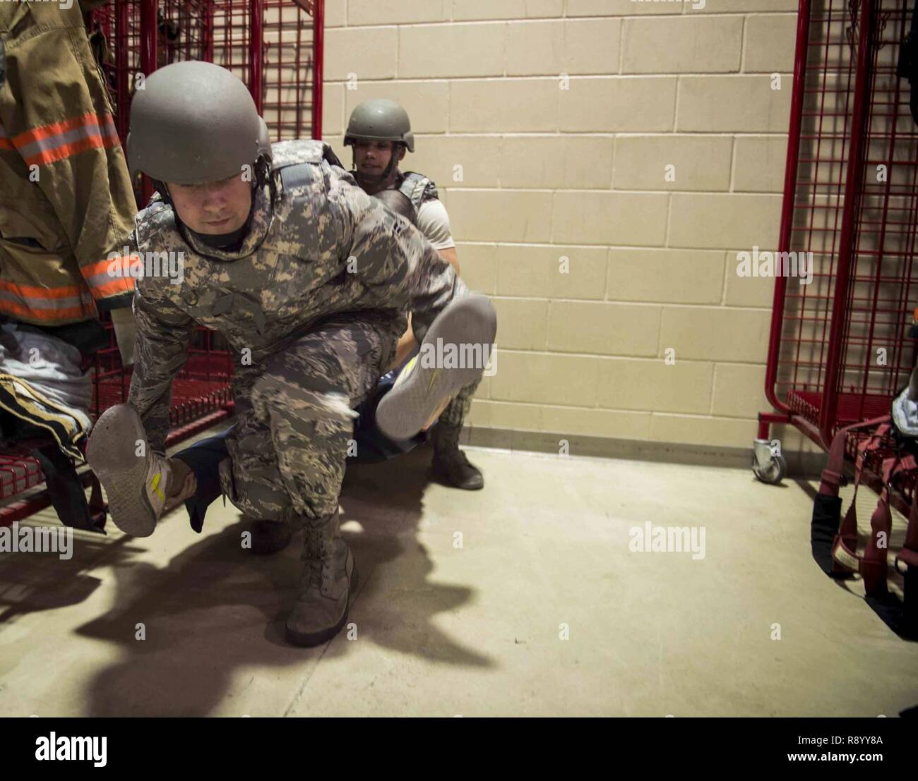 Air Commandos with the 1st Special Operations Security Forces Squadron ...