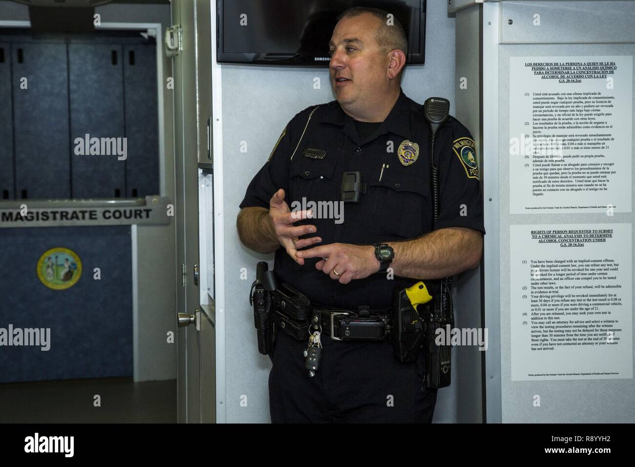 Dwayne Ouellette, police officer, Traffic Unit, Wilmington Police ...