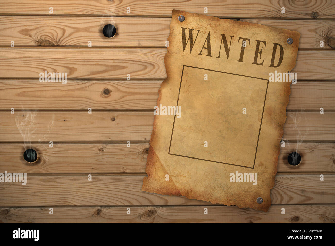 Wanted poster cowboy hi-res stock photography and images - Alamy