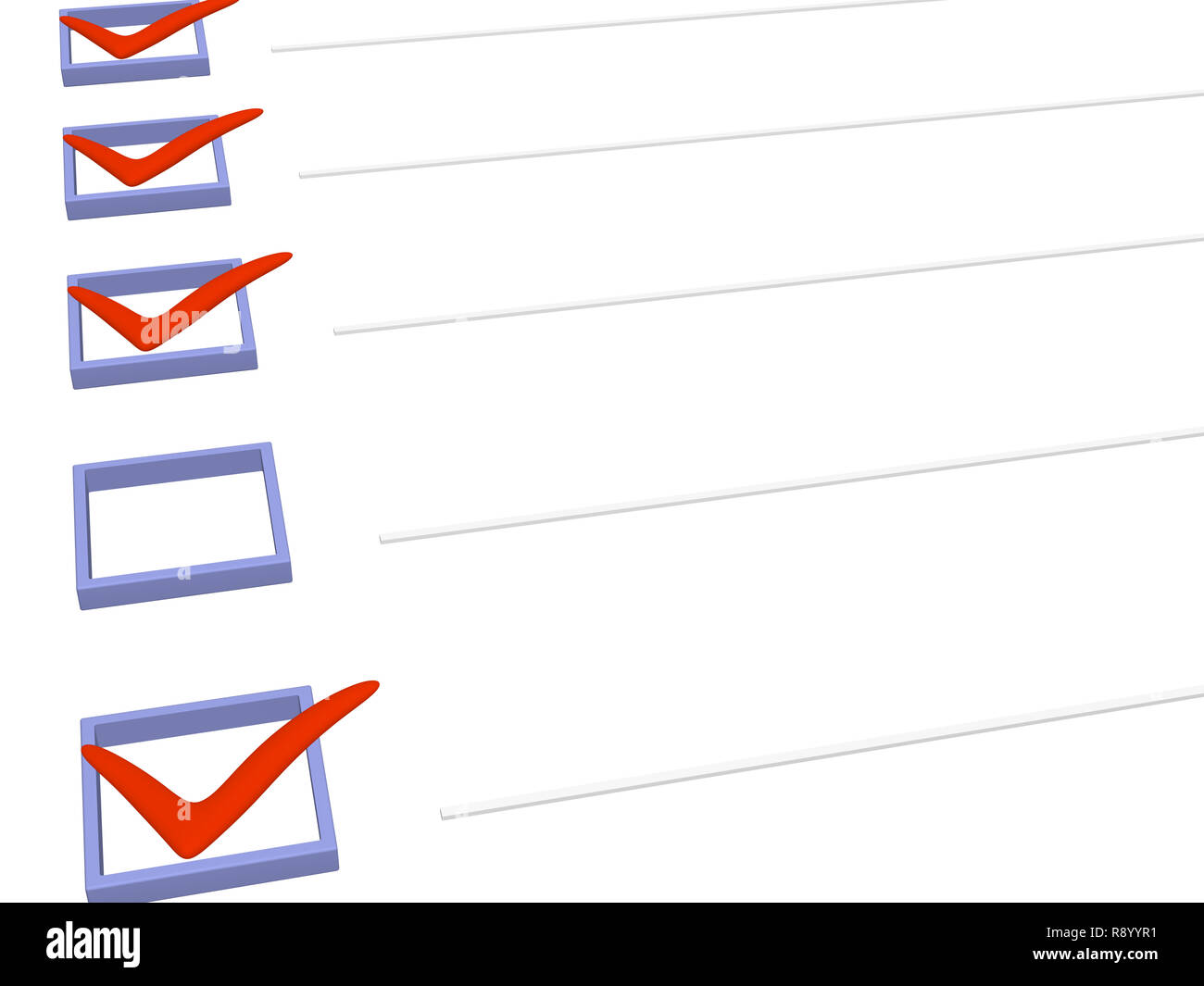 Points tick hi-res stock photography and images - Alamy