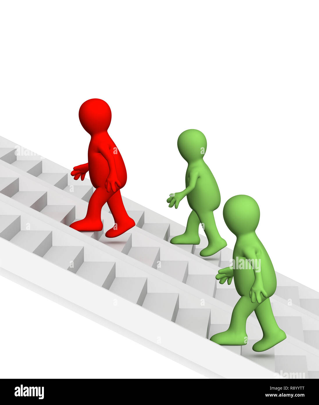 Conceptual image - a position of the leader Stock Photo - Alamy