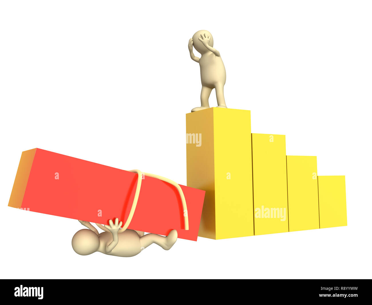 Failure upset Cut Out Stock Images & Pictures - Alamy