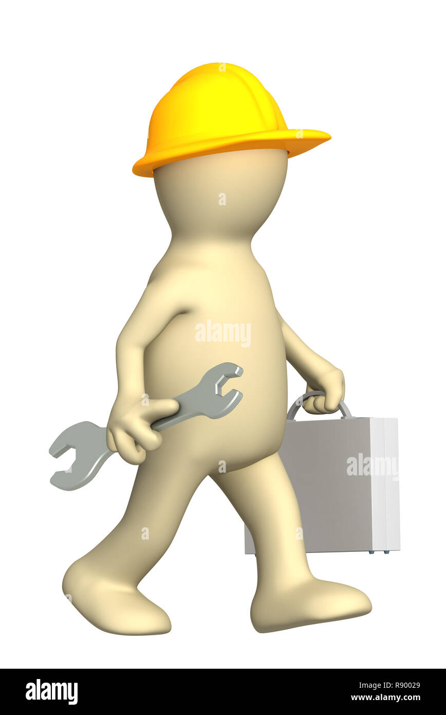 Yellow safety helmet cartoon illustration hi-res stock photography and ...