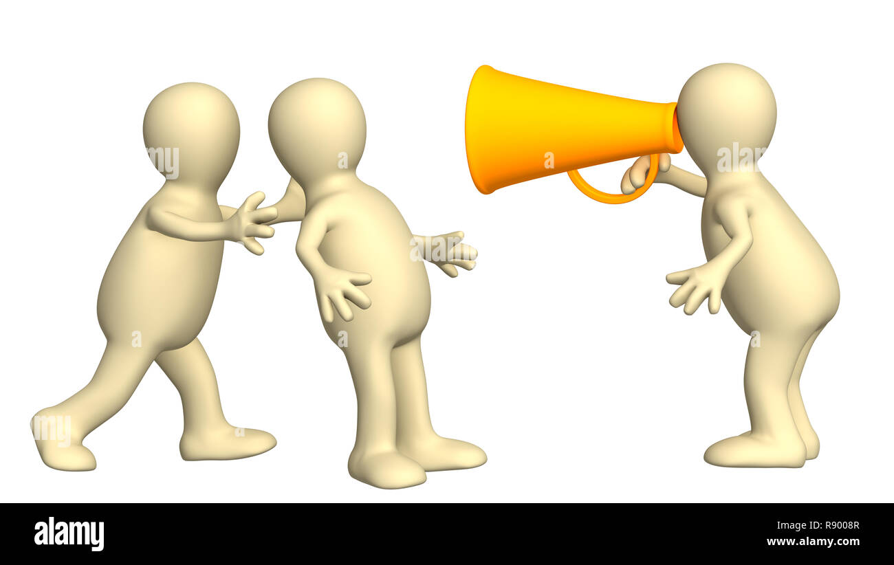 Screaming for help Cut Out Stock Images & Pictures - Alamy