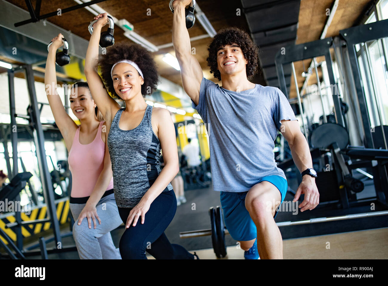 Group fitness diversity hi-res stock photography and images - Alamy