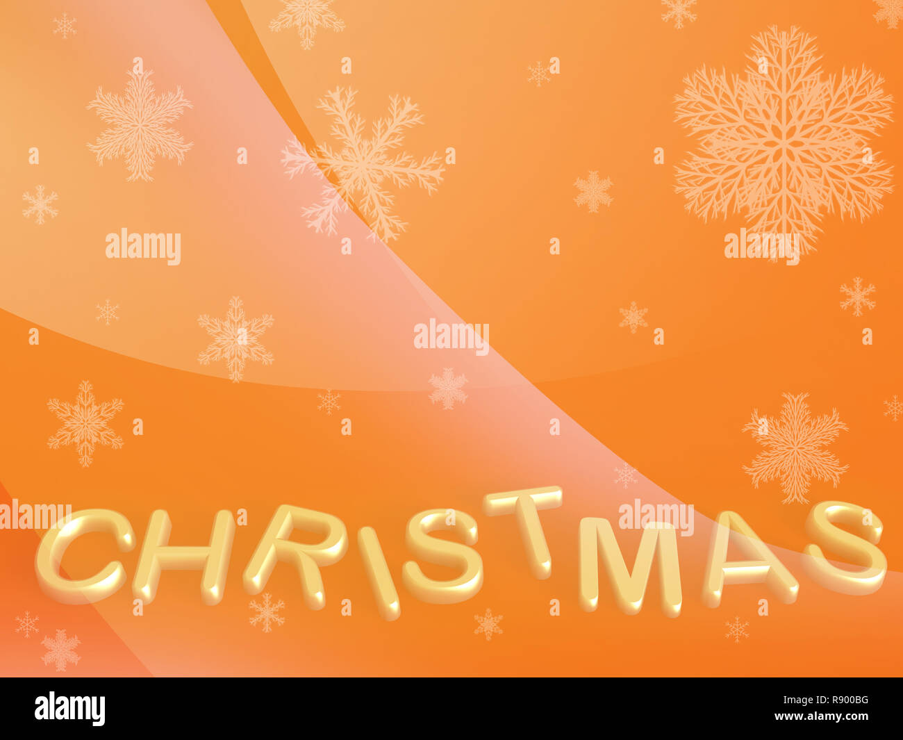 Christmas background of orange color Stock Photo - Alamy