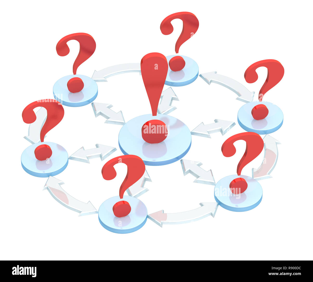Question exclamation marks symbol Cut Out Stock Images & Pictures - Alamy