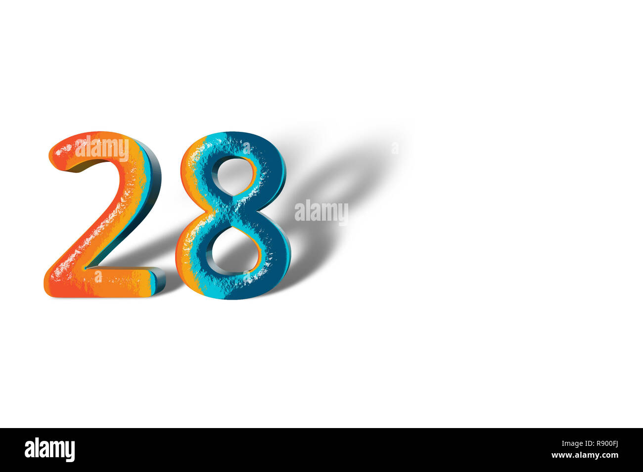 3D Number 28 twenty eight lively colours Stock Photo - Alamy 3D Number 28 twenty eight lively colours Stock Photo - Alamy