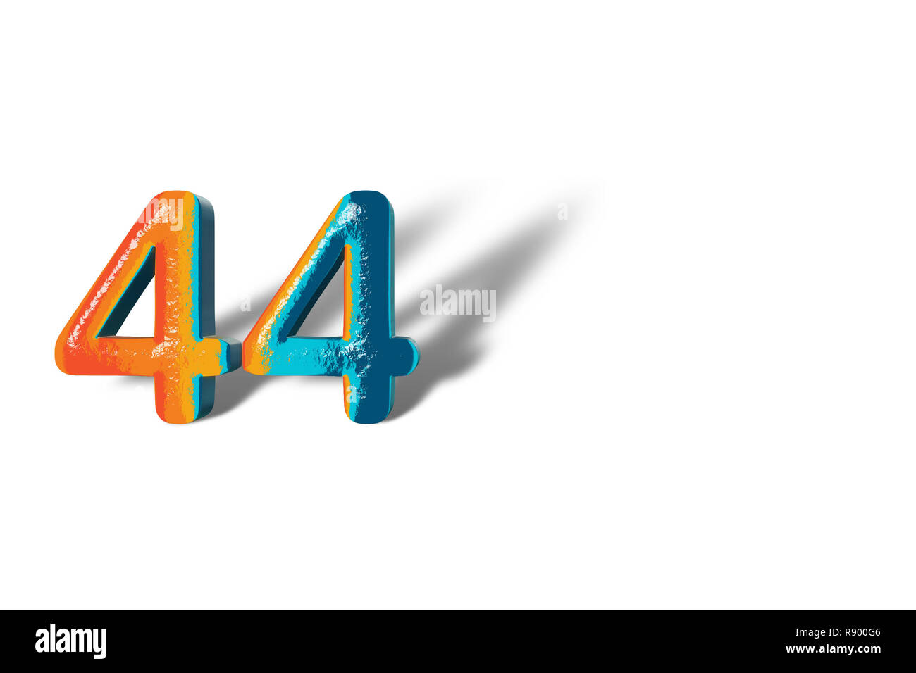 3D Number 44 forty four lively colours Stock Photo - Alamy 3D Number 44 forty four lively colours Stock Photo - Alamy