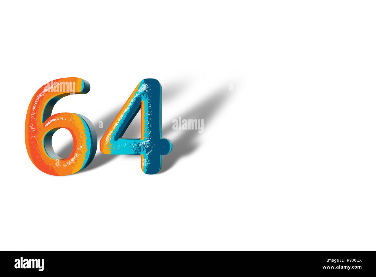 Number 64 High Resolution Stock Photography and Images - Alamy