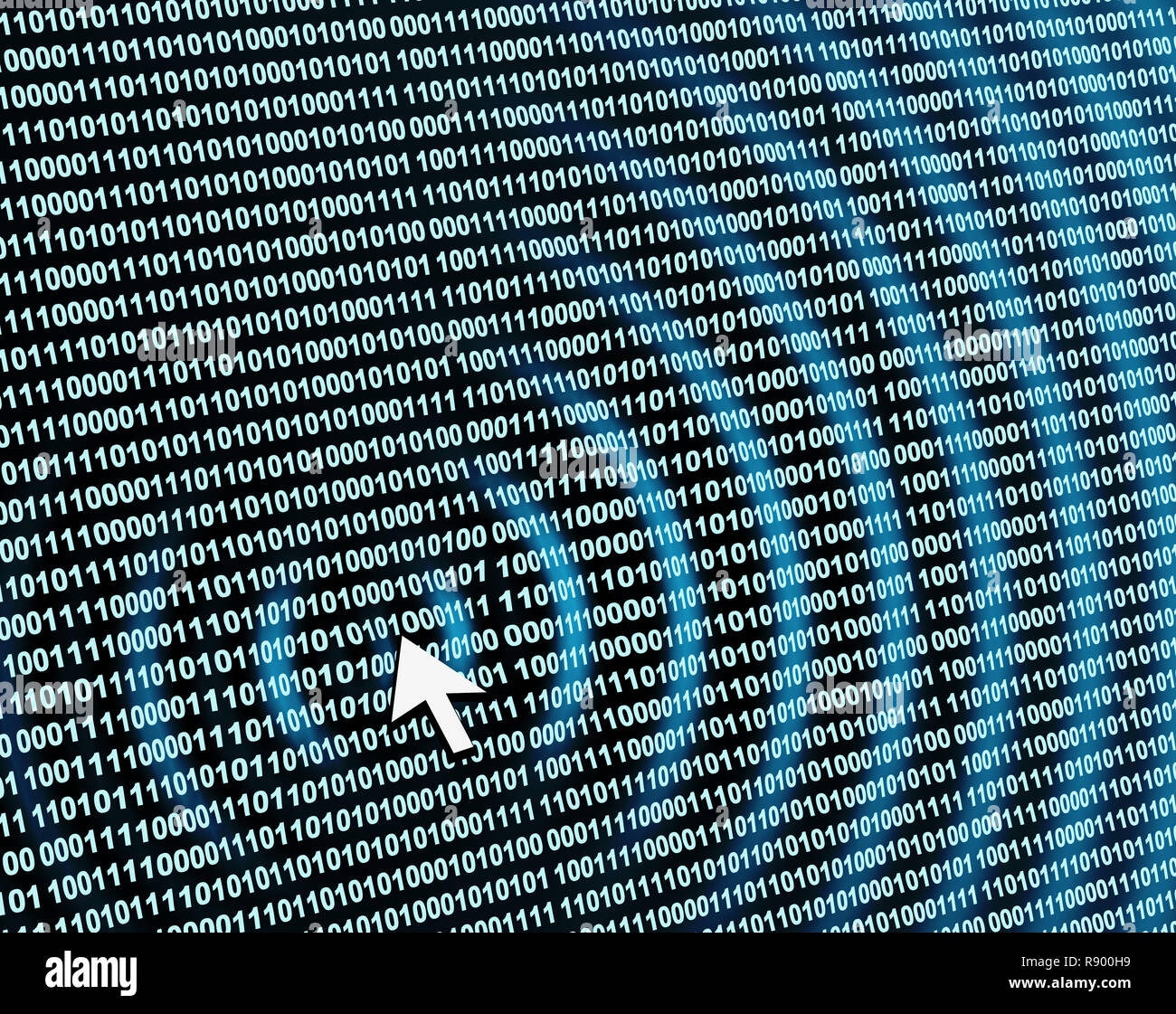 Internet concept - binary code Stock Photo - Alamy