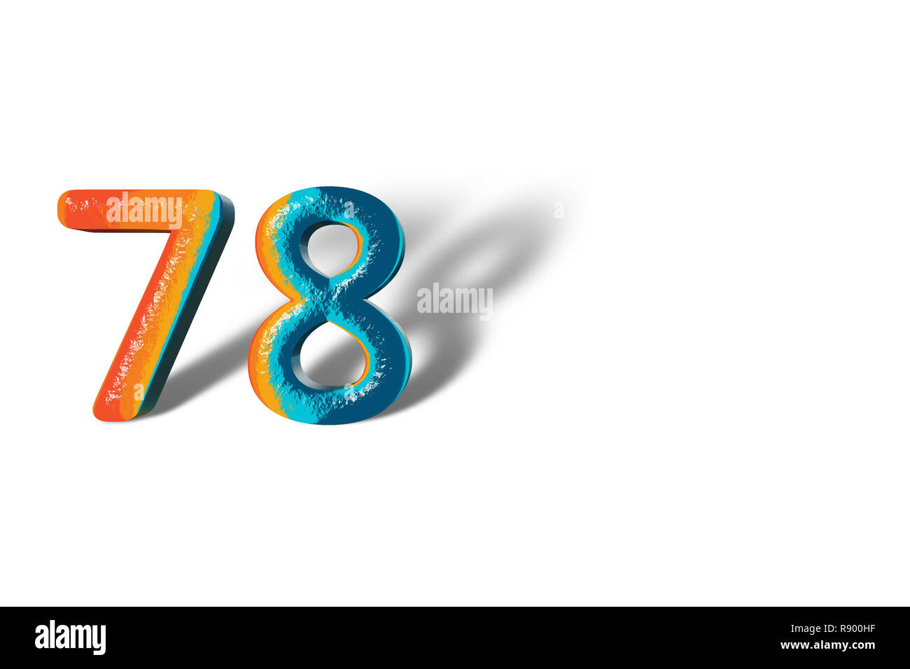 Seventy eight number sign Cut Out Stock Images & Pictures - Alamy