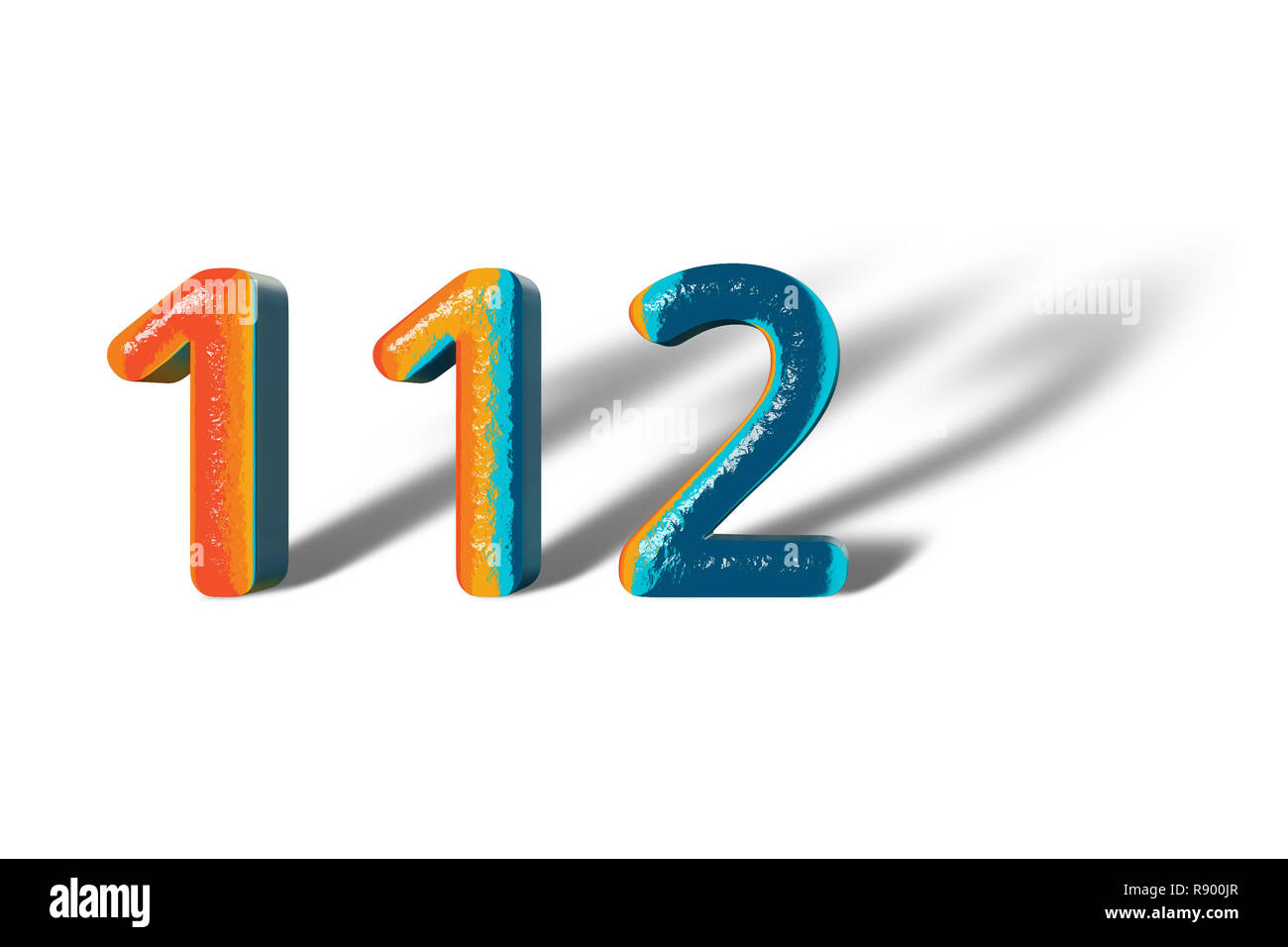 Number 112 High Resolution Stock Photography and Images - Alamy
