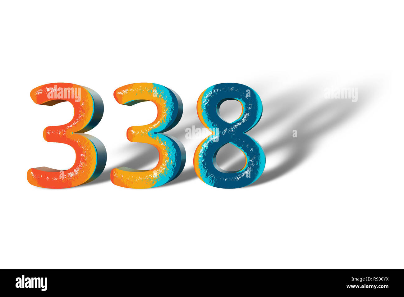 Number 338 Cut Out Stock Images & Pictures - Alamy