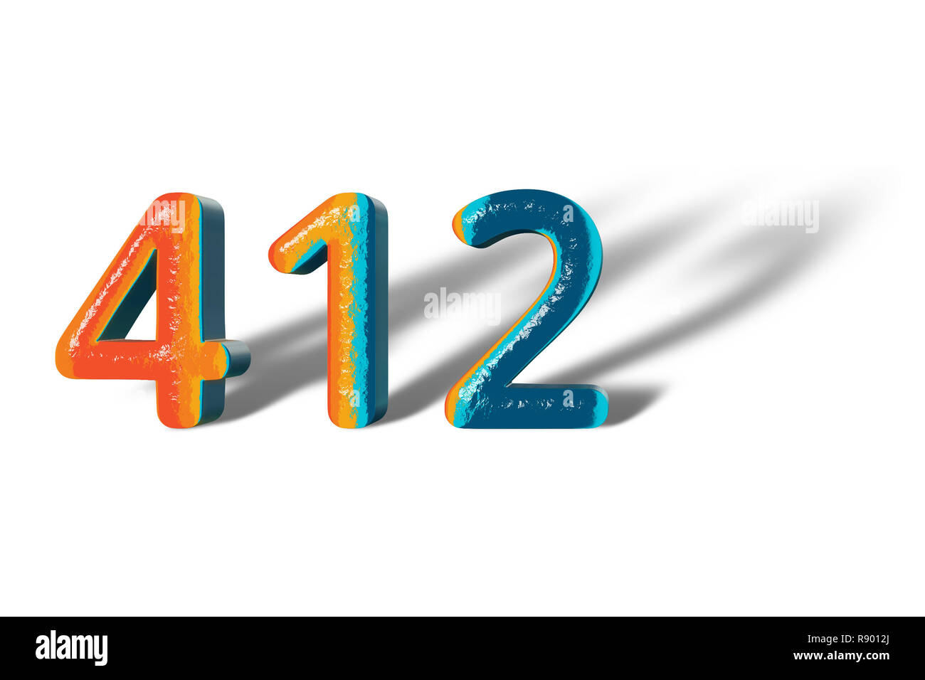 Number 412 Cut Out Stock Images & Pictures - Alamy