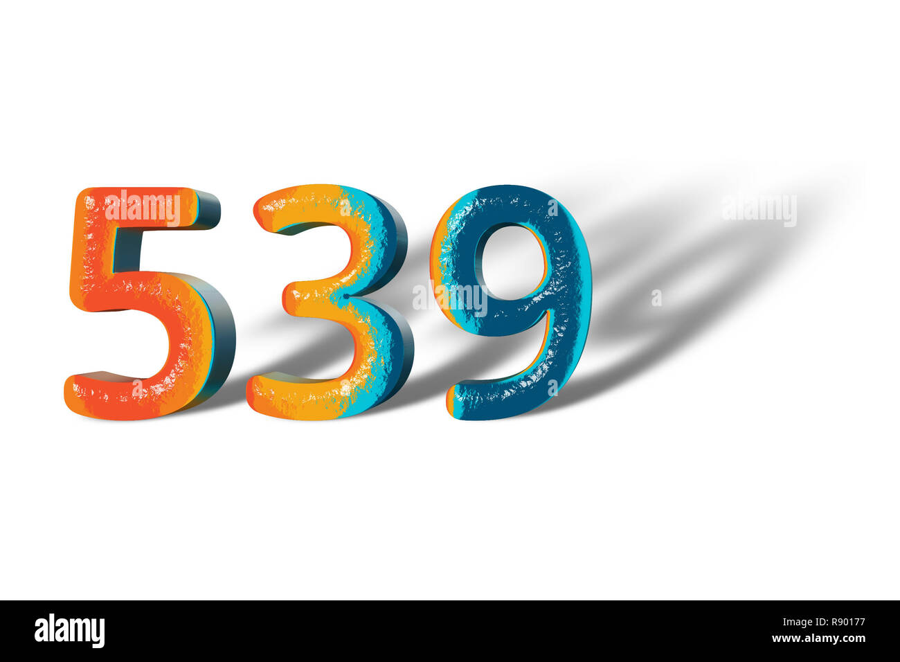 Number 539 Cut Out Stock Images & Pictures - Alamy