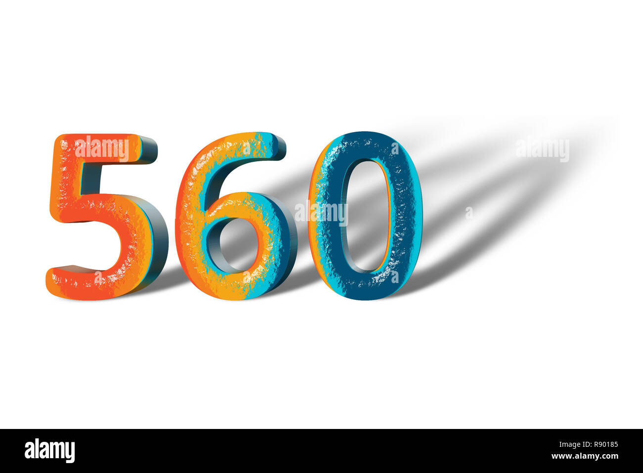 Number 560 Cut Out Stock Images & Pictures - Alamy
