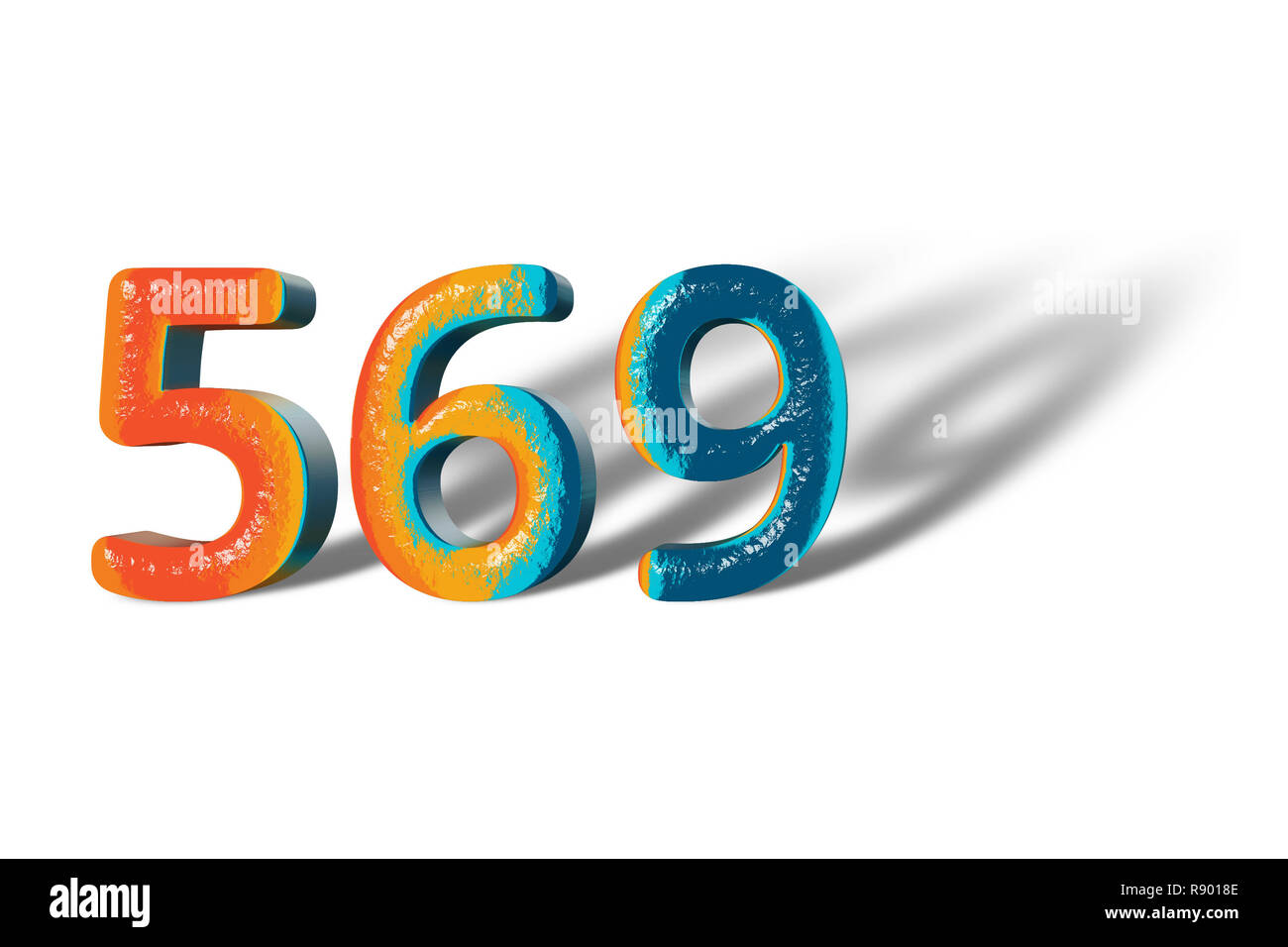 3d number 569 hi-res stock photography and images - Alamy