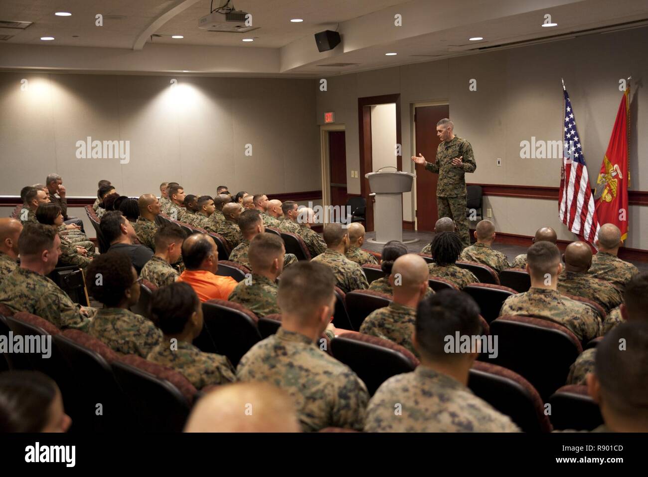 U.S. Marine Corps Brig. Gen. Jason Q. Bohm, commanding general of ...