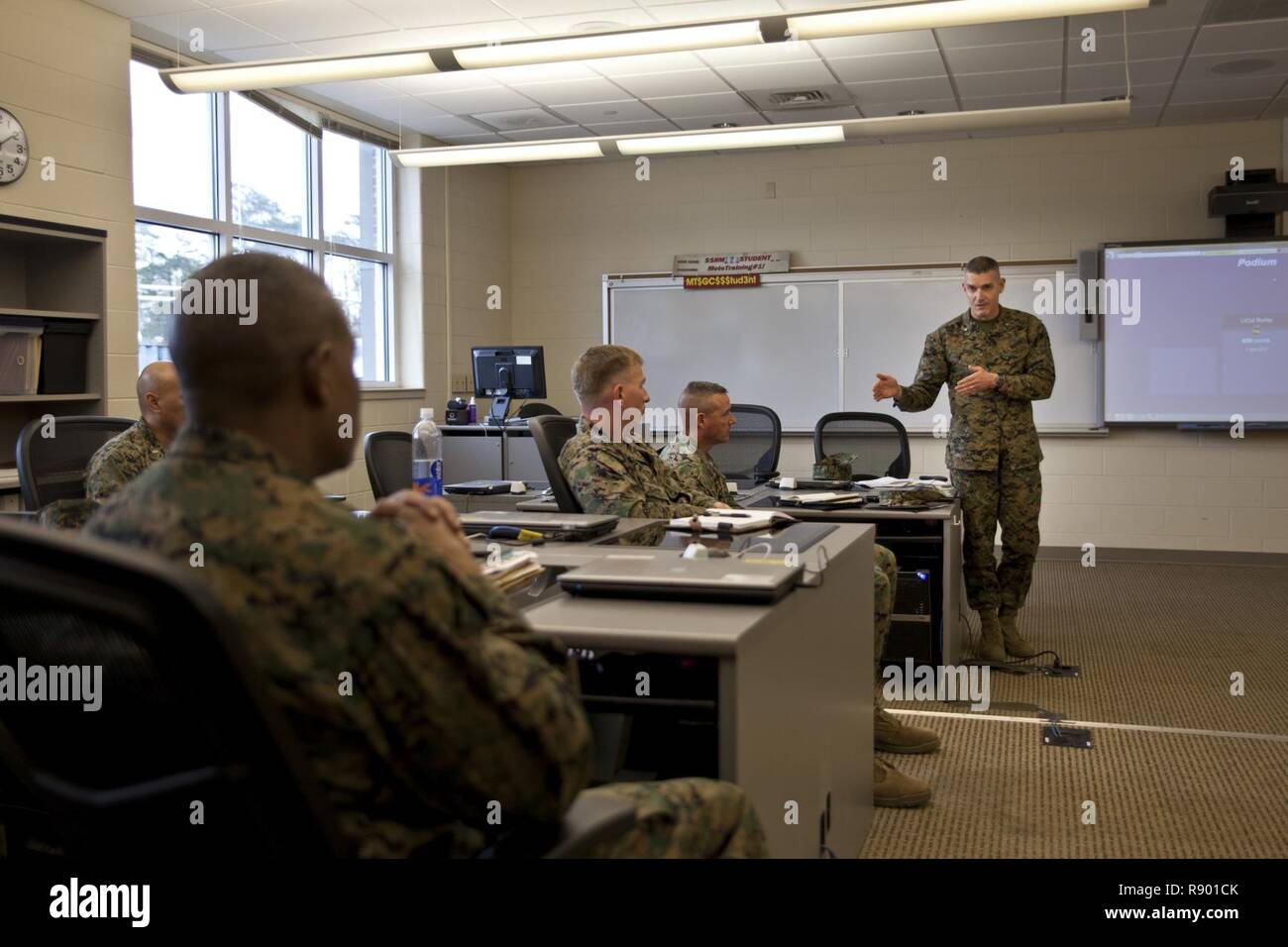 U.S. Marine Corps Brig. Gen. Jason Q. Bohm, commanding general of ...
