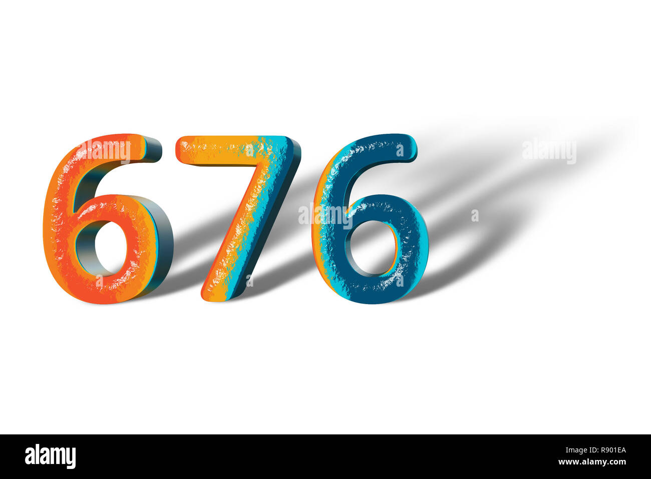 Number 676 Cut Out Stock Images & Pictures - Alamy