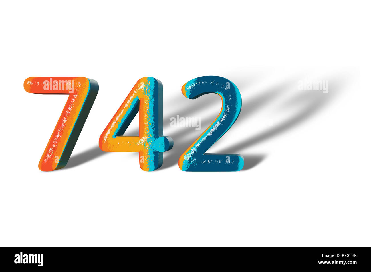 Number 742 hi-res stock photography and images - Alamy