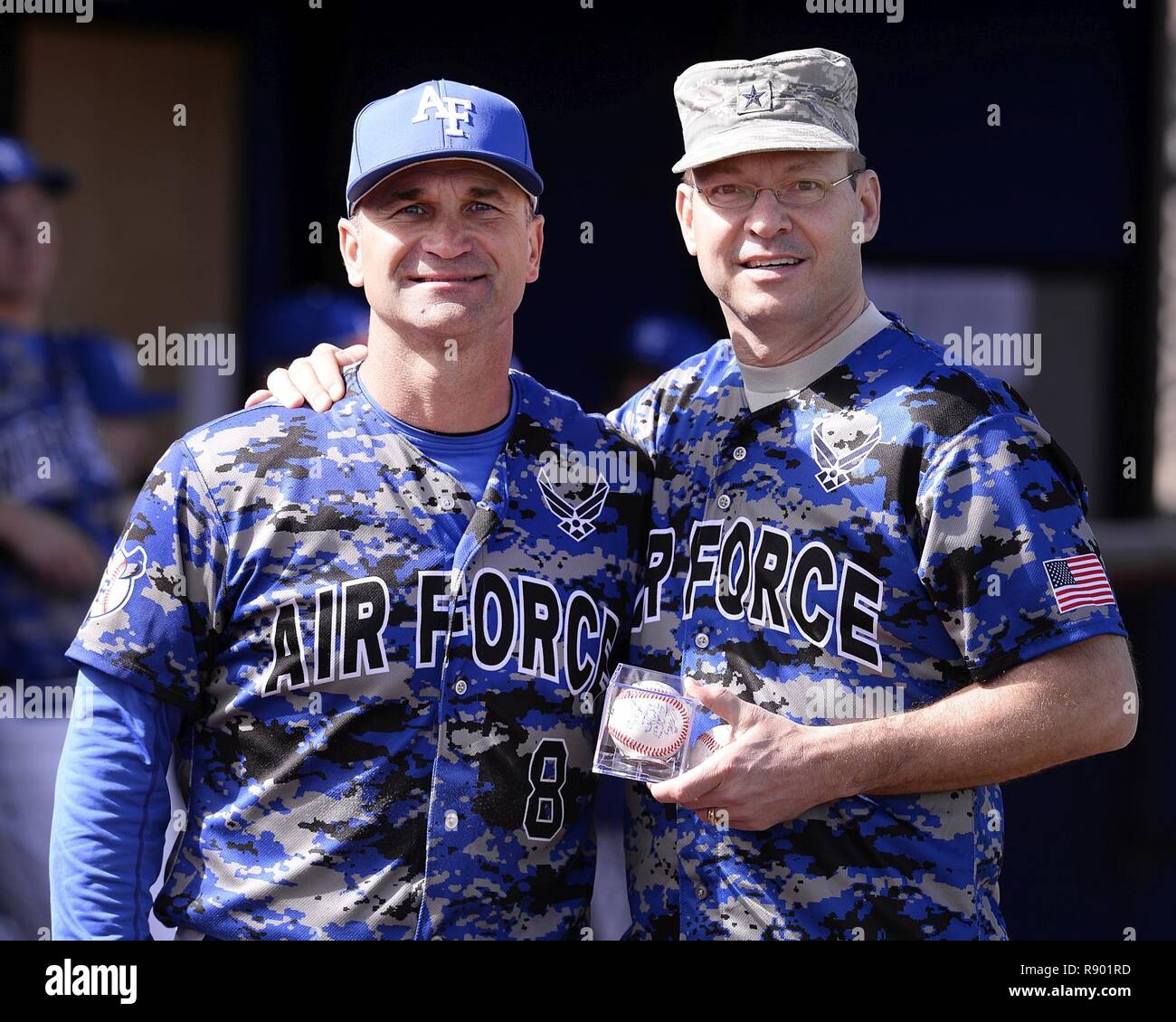 Brigadier General Stephen Williams, commandant of cadets, poses with ...
