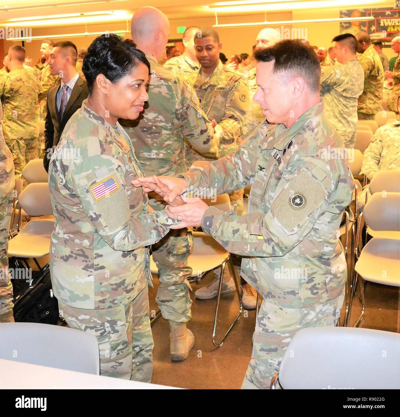 Col. Toni Glover, 650th Regional Support Group commander, and Col ...