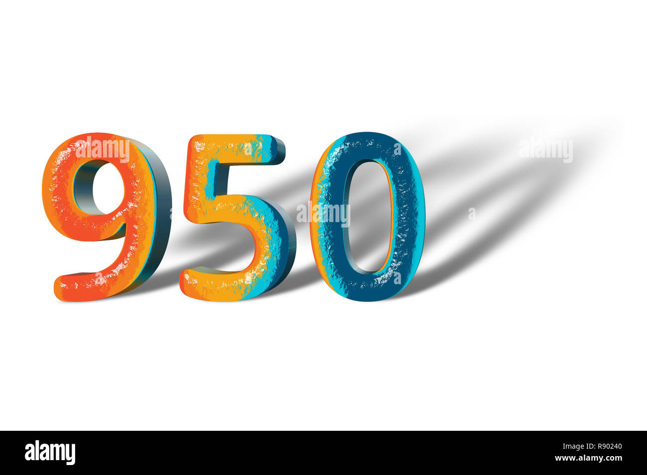 Number 950 Cut Out Stock Images & Pictures - Alamy