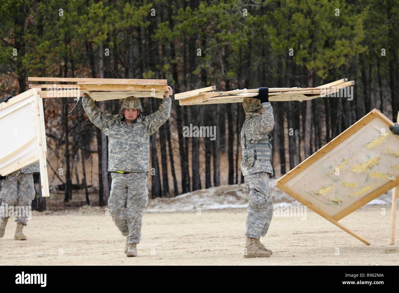 Soldiers with the 644th Regional Support Group, headquartered at Fort ...