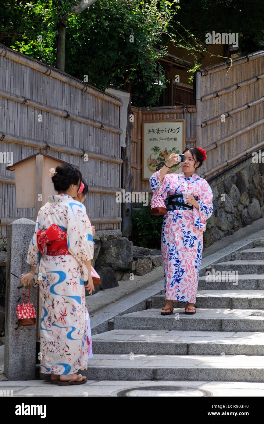 Japan, Honshu Island, Kansai Region, Kyoto, Higashiyama District ...