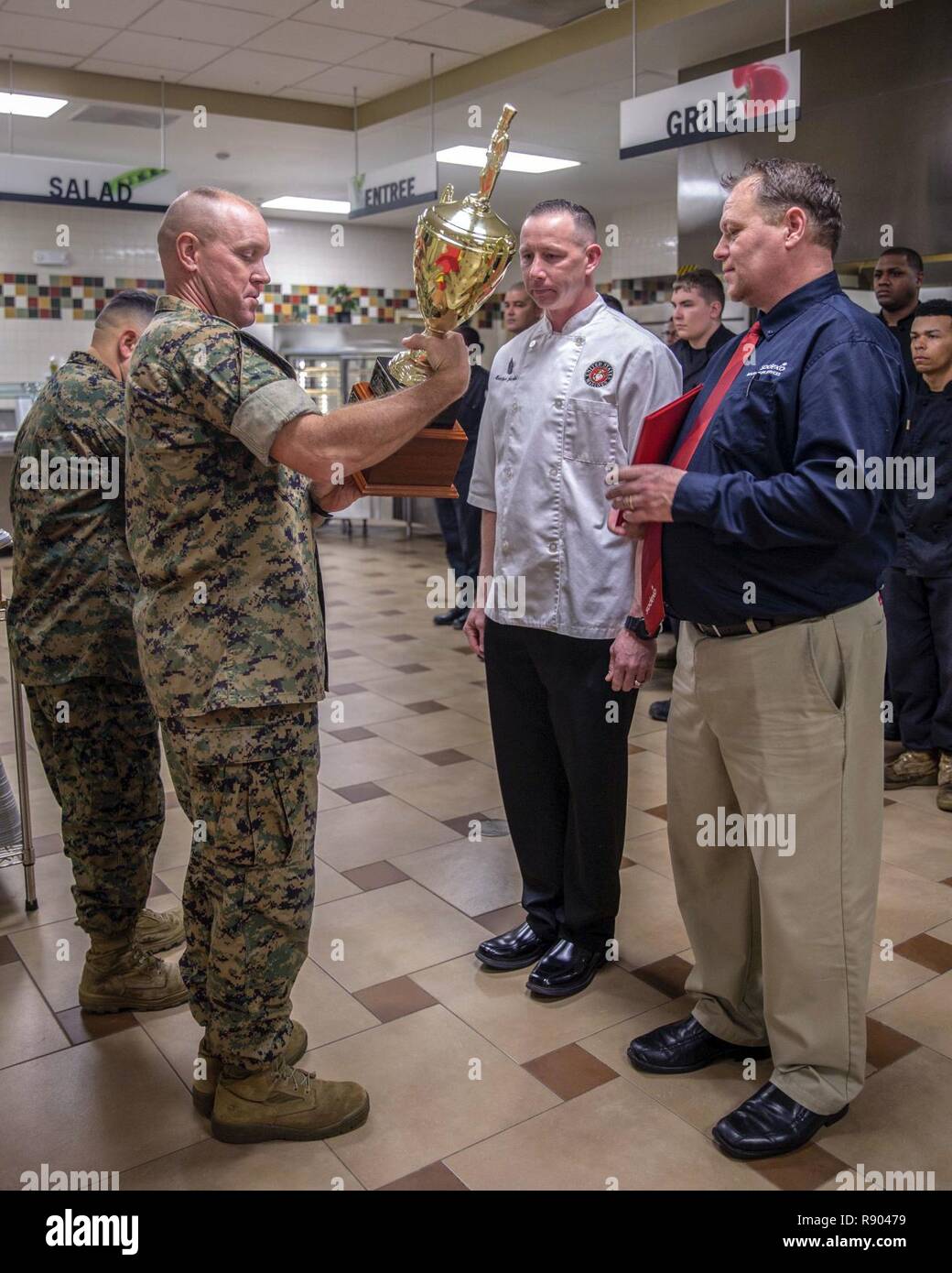 Best chow hall in the marine corps award hi-res stock photography and ...