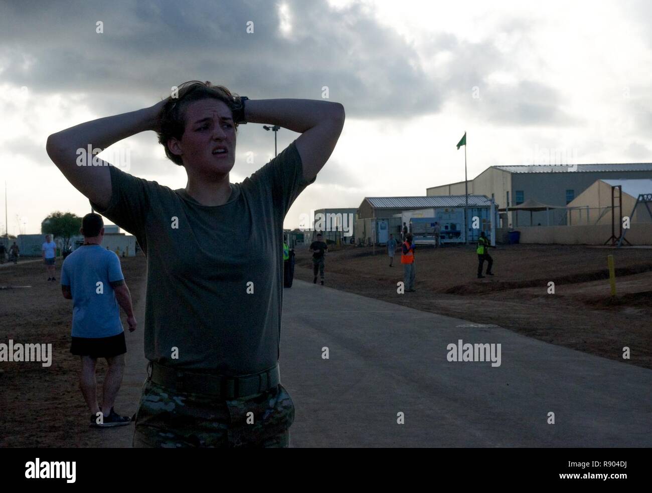 U.S. Army 1st Lt. Elizabeth Kelly, an intelligence officer assigned to ...