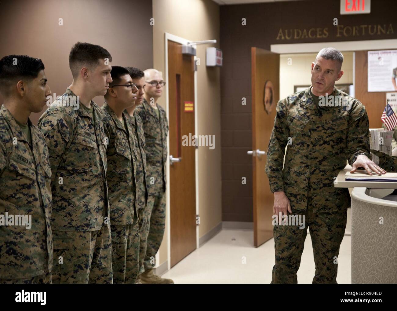 U.S. Marine Corps Brig. Gen. Jason Q. Bohm, commanding general of ...
