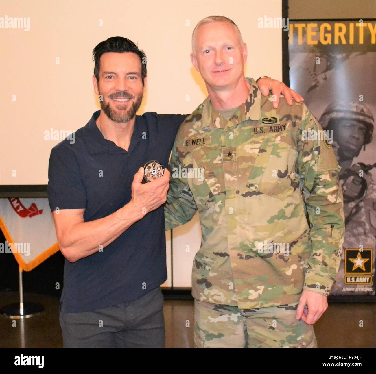 To kick off “The Year of Fitness,” Brig. Gen. David E. Elwell, 311th ...