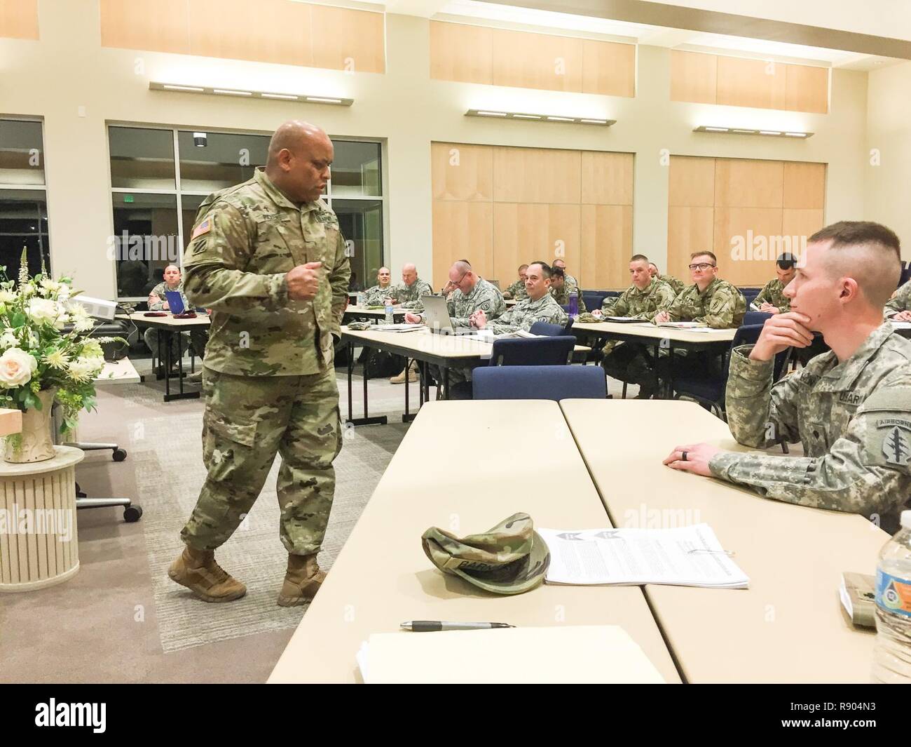 Chap. (Maj.) Tommie Pickens, Chaplain with First Army’s 4th Cavalry ...