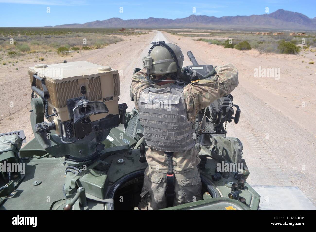 Sgt. Thomas Sherlock, assigned to Reconnaissance Platoon, Headquarters ...