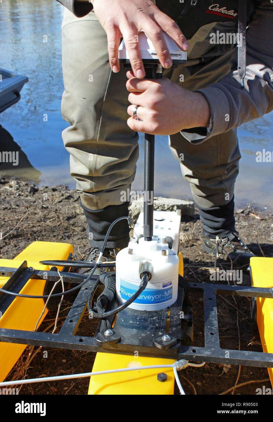 Equipment is being assembled in preparation of the Susquehanna River ...