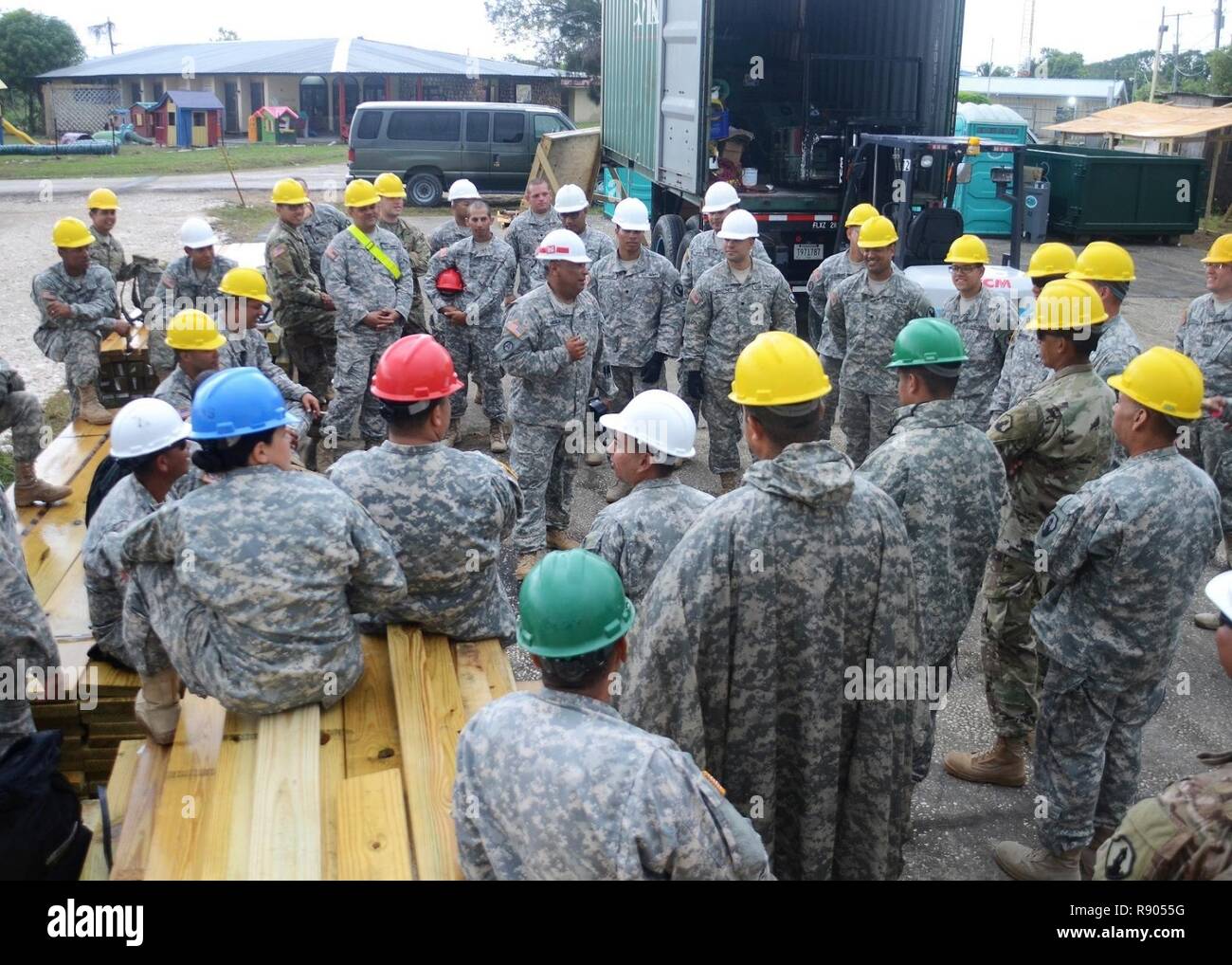 Sgt. 1st Class Victor Misla, a construction foreman with the 471st ...