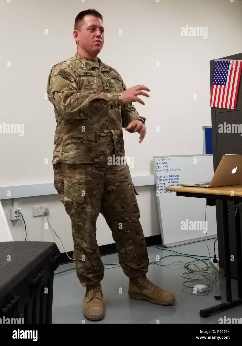 Sgt. Timothy Adkins, 595th Transportation Brigade Chaplain Assistant ...