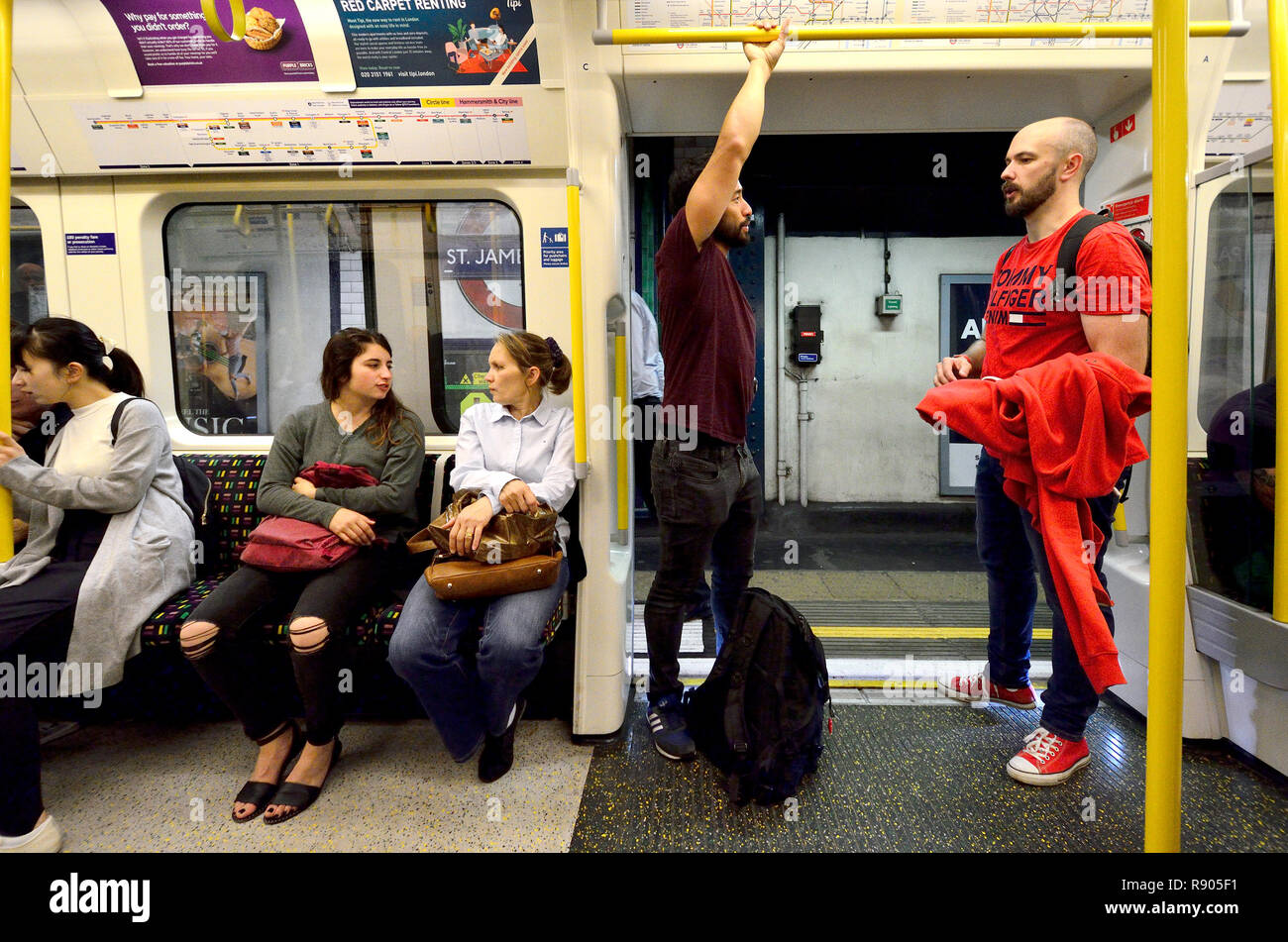 Passengers Inside Train High Resolution Stock Photography and Images ...
