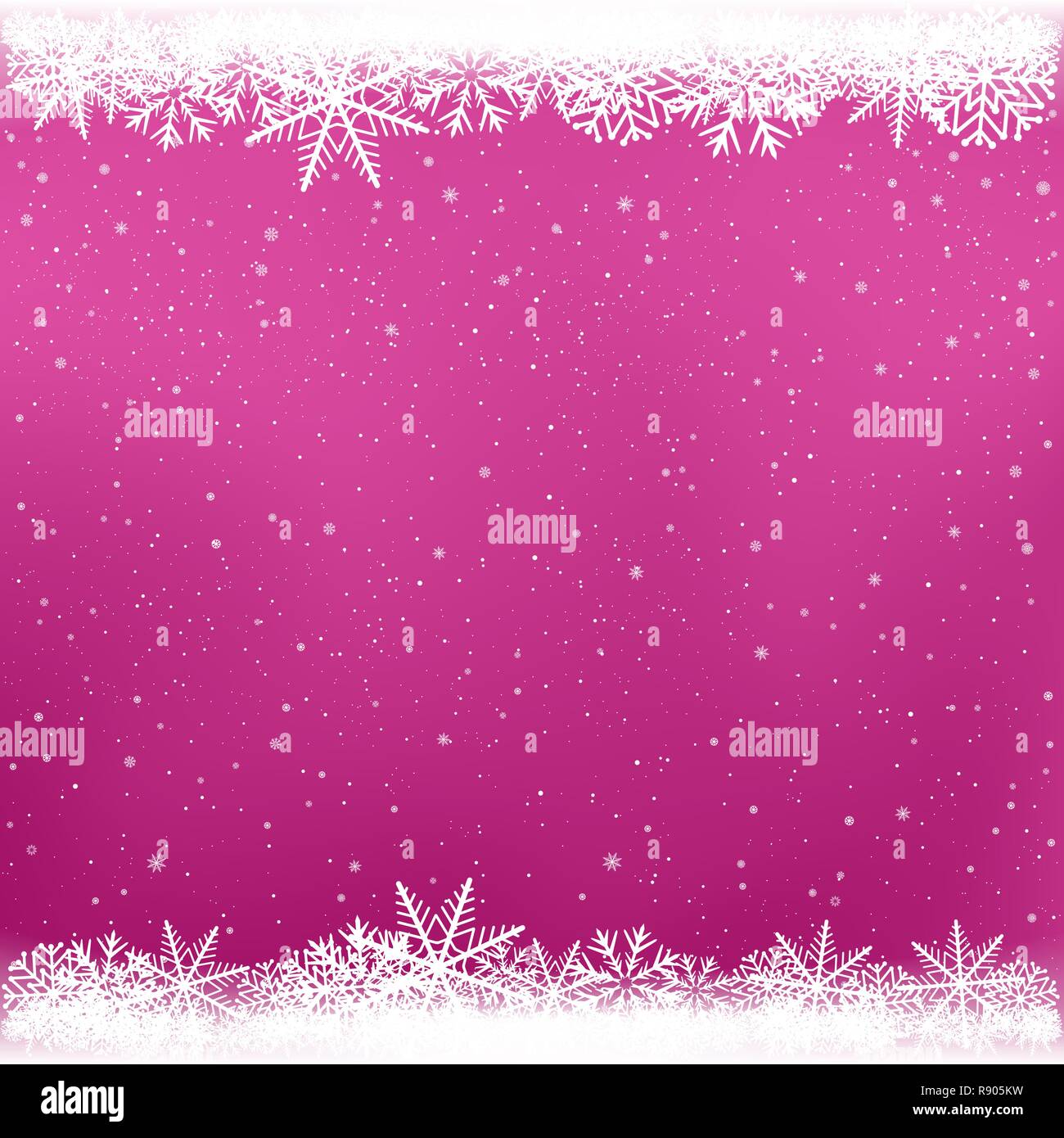 snowy pink color winter template Stock Vector Image & Art - Alamy