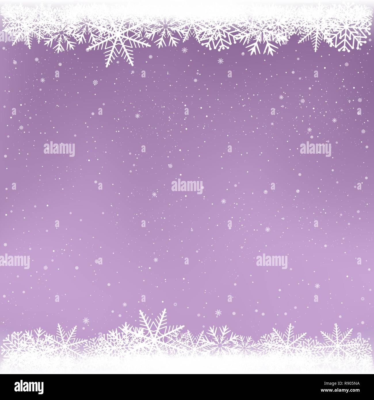 snowy purple color winter template Stock Vector Image & Art - Alamy