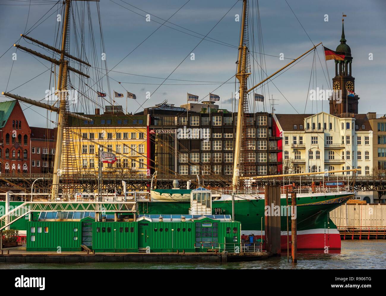 Hambourg church hi-res stock photography and images - Alamy