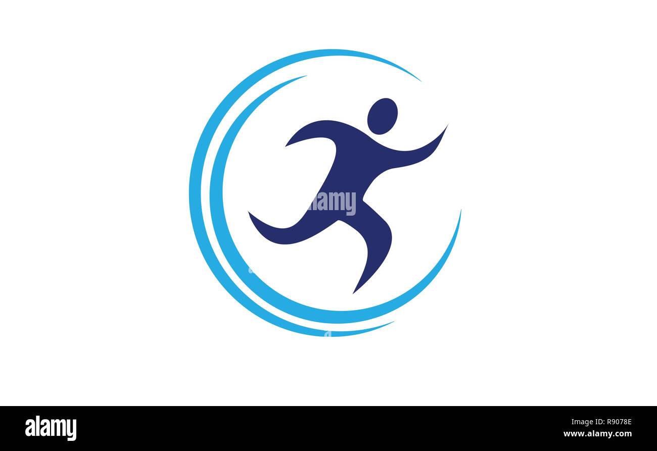 Marathon running abstract Stock Vector Images - Alamy