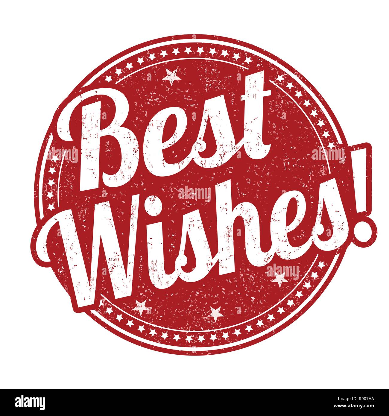 Best wishes sign or stamp on white background, vector illustration ...